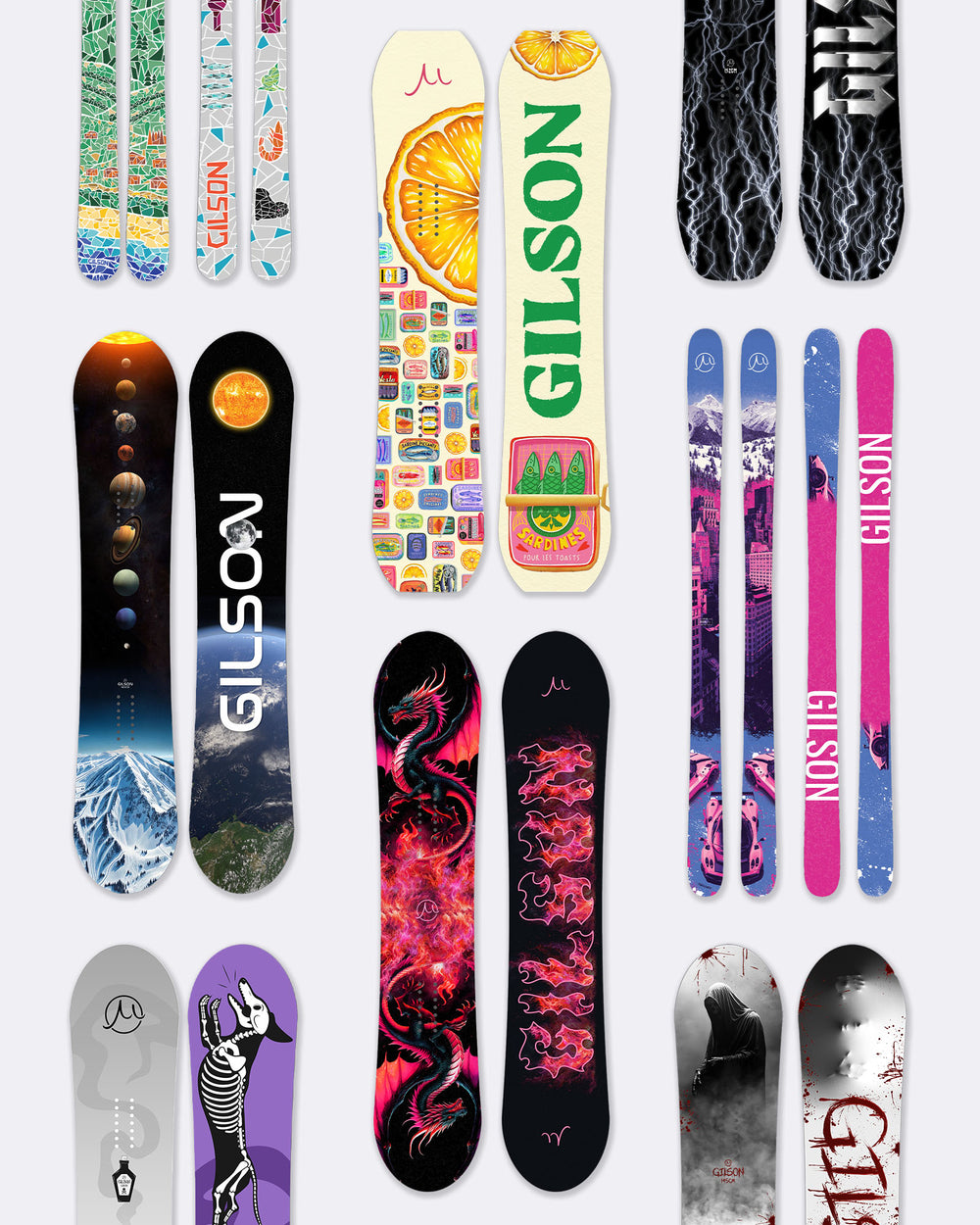 Custom Snowboard | Design Your Own 1-of-1 Ride | GILSON